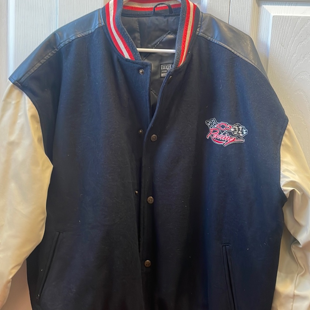 Chevrolet Racing Jacket Varsity Style - Like New - Ch… - Gem